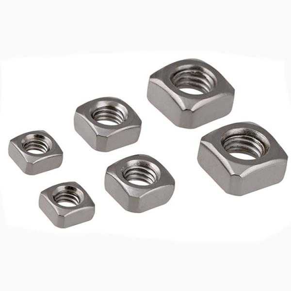 Quality Square DIN557 Hex Head Nuts M10 Stainless Steel Nuts for sale