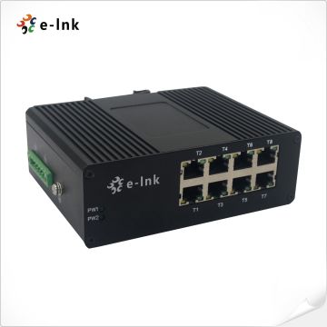 Quality 8 Port Gigabit Industrial Ethernet Media Converter Switch IEEE802.3 / 802.3u / for sale