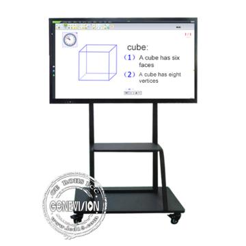 Quality Shool Meeting Room 86 Inch 3840*2160 4K Electronic IR Interactive Touch Screen for sale