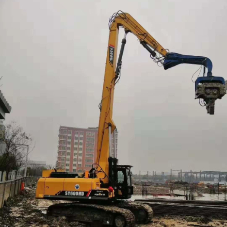 Quality Eco Friendly Hydraulic Static Pile Driver - 670kg Arm Weight & Multi-Pile for sale