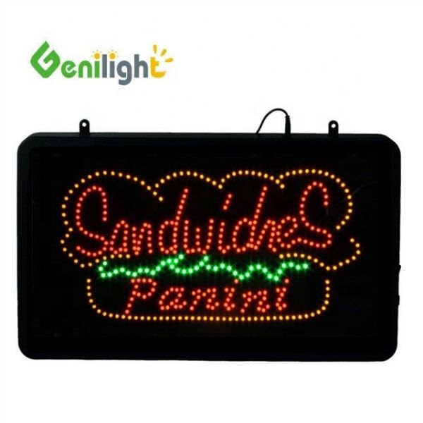Quality OEM Touch Screen LED Neon Foot Massage Open Sign with Animation and Power On/Off for sale
