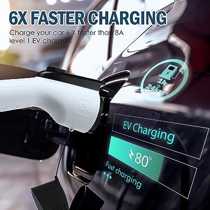 Quality Outdoor Portable Electric Vehicle Charger Station 240V 32Amp for sale