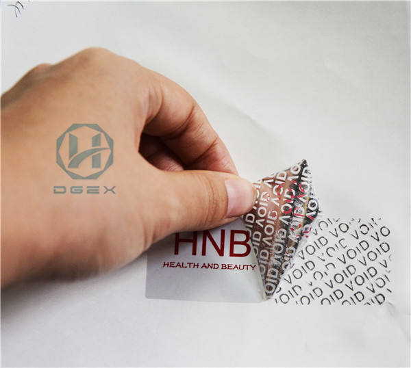 Quality One Time Use Custom Void Open Security Label PET Tamper Evident Label Sticker for sale