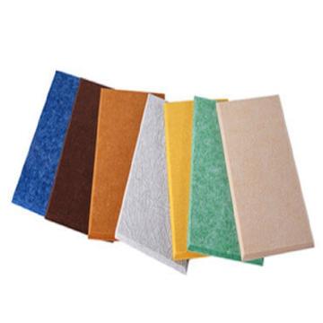 Quality Yellow Polyester Fiber Acoustic Ventilated Polyester Fiber Panel for sale