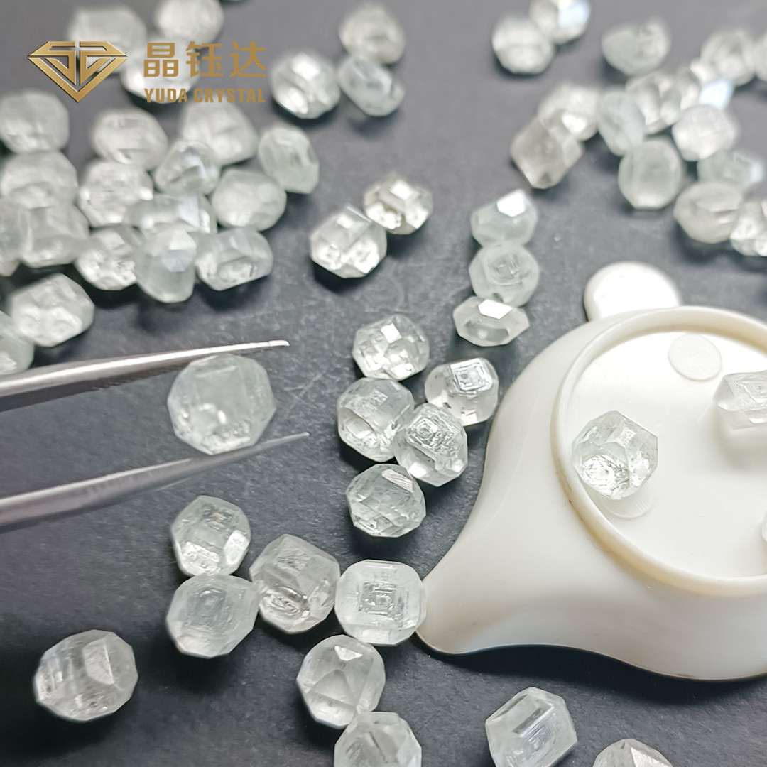 Quality VS SI 3.0ct 4.0ct 5.0ct HPHT Rough Diamonds Custom For 1 Carat Loose Diamond for sale