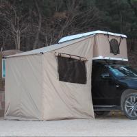 Quality Beige Fiberglass Roof Top Tent with Annex Room and Aluminum Ladder Gross Weight for sale