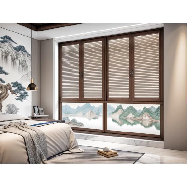 Quality Double Glazed Aluminium Sliding Windows Soundproof Ventilation for sale