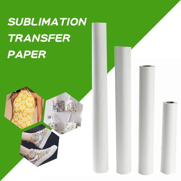 Quality 33g 47 Inch Breathability Printable Sublimation Paper For Dye Sublimation for sale