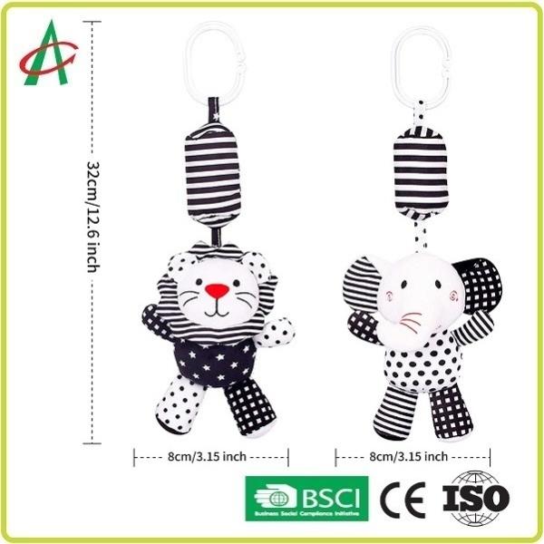 Quality 19CM Baby Hanging Rattle Toys , OEM Stroller Toys For Baby for sale