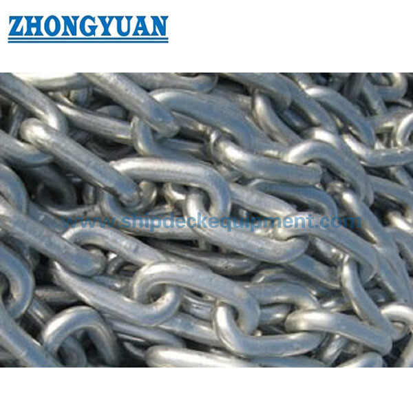 Quality Hot-Dip Galvanized Studless Anchor Chain | Open Link Grades U1, U2 and U3 for sale