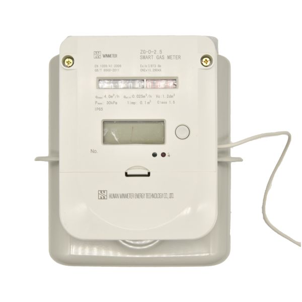 Quality White Smart Gas Meter ZG-D-2.5 Willfar Steel / Cast Aluminum Material for sale