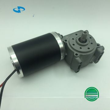 Quality 63WG.63ZYT 12V 24V DC Worm Drive Gear Motor Option with Optical Encoder 100cpr for sale
