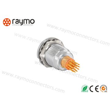 Quality ECG Socket Plug And Socket Connectors PPS Insulator Avoid Cross Iterface For for sale