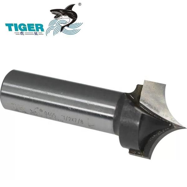 Quality Tiger Shark CNC Woodworking Router Bit Carbide Door Panel 4 Flutes Ovolo Carving Bit for sale