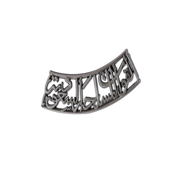 Quality Aluminum Alloy 5cm-8cm Custom Metal Badge Police Station Five Pointed Star for sale
