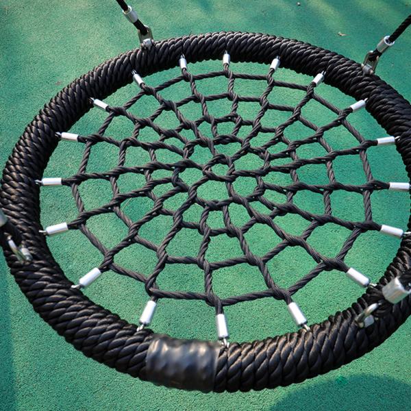Quality Customized Coloful Red/blue Color Bird Nest Swing Commercial Swing Net For for sale