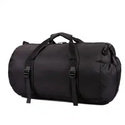 Quality Portable Foldable Duffel Overnight Bag Cylinder Wet Dry Gym Sport Crossbody Travel Weekender for sale