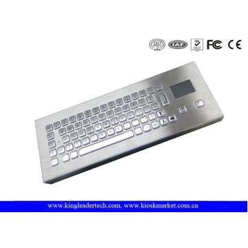Quality IP65 Rugged Mini Industrial Desktop Keyboard Metal With Touchpad for sale