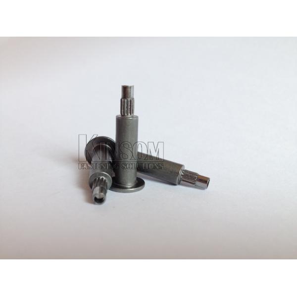 Quality Special semi-tubular rivets flat head step knurling rivets for sale