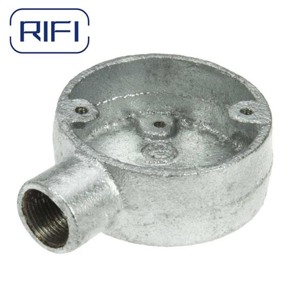 Quality 1 Hole 20mm Knockout Circular Junction Box Conduit Loop In Box for sale