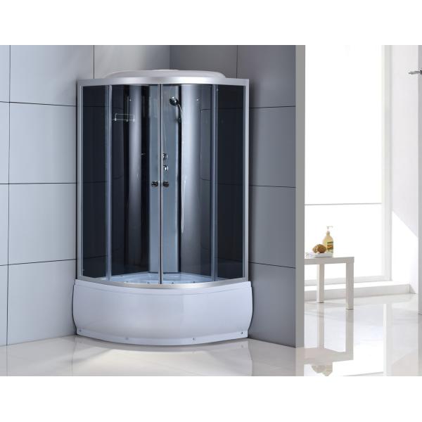 Quality Grey Glass Wet Room Shower Enclosure 39''x39''x85'' for sale