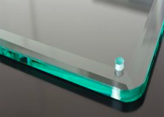 Quality Size Customized Decorative Tempered Glass / Punched Tempered Glass With Holes for sale