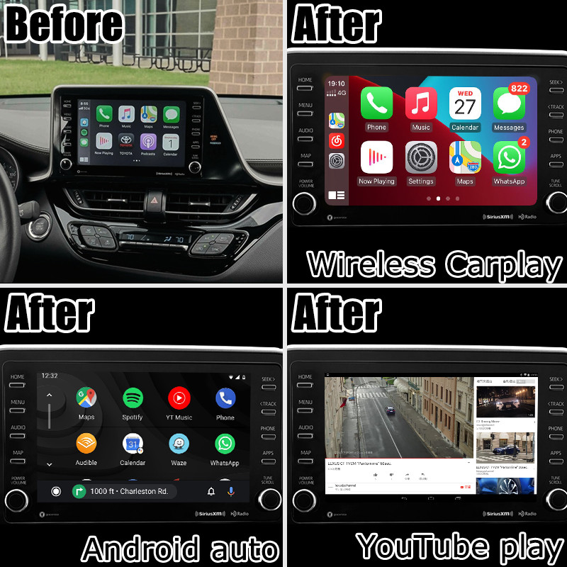 Quality Toyota C-HR CHR Android 13 multimedia interface with android auto carplay for sale
