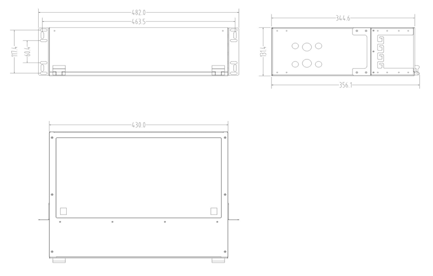 MPO MTP Rack Mount Distribution Box from China Factory