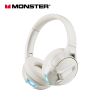 china Monster XKH03 Over Ear Headphones White Foldable Gaming Wireless Earphones