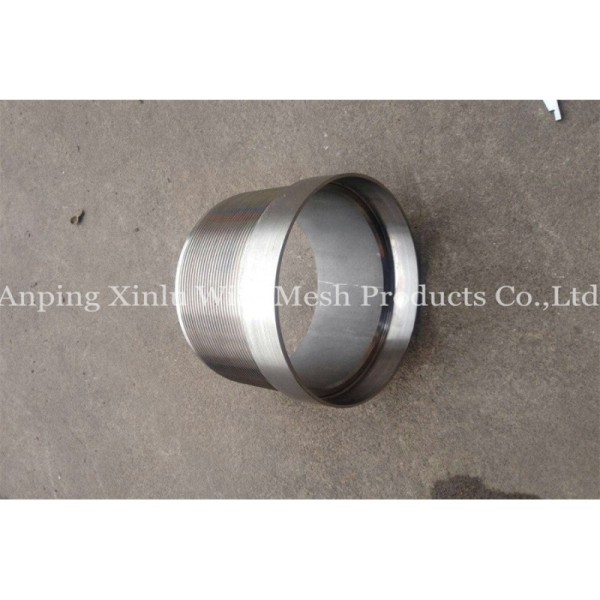 Quality SS304 Johnson Continuous Slot Screen V Wire Wrapped BSP Threaded Pipe for sale