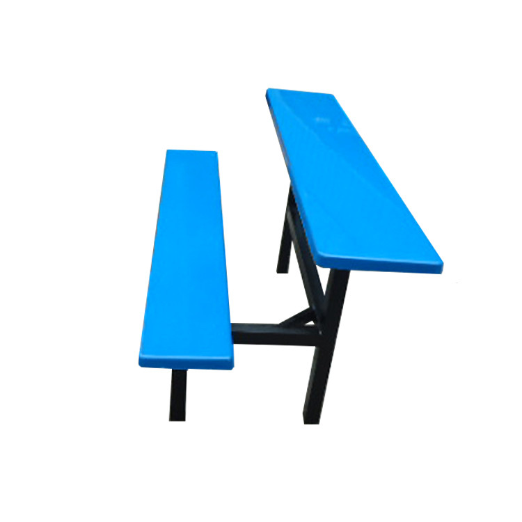 Quality 3 Seater Single Side Dining Table And Chairs Cafeteria Table Set for sale