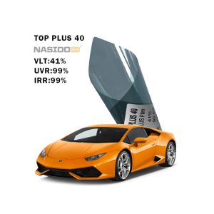 Quality NASIDO TOP PLUS 40 High Security Metalized Window Tint HD Nano Ceramic Film for sale