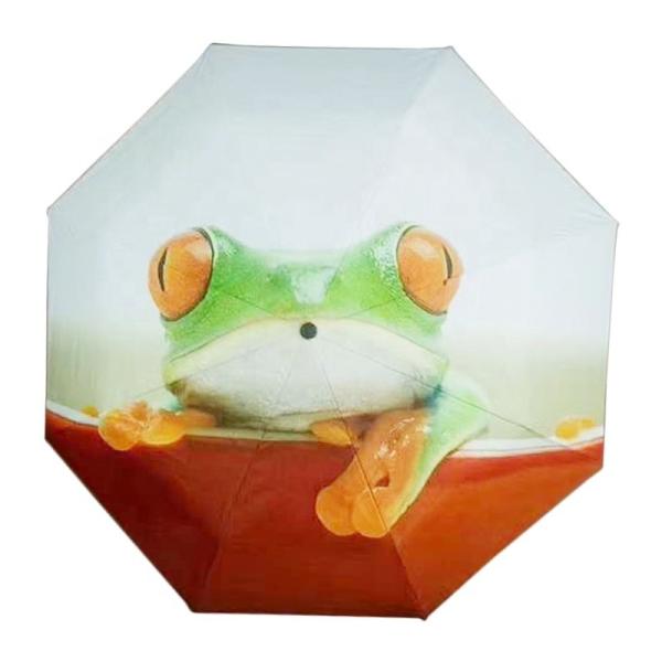 Quality Customized Print Logo DIY Umbrella with Black Steel Shaft and 190T Pongee Fabric for sale