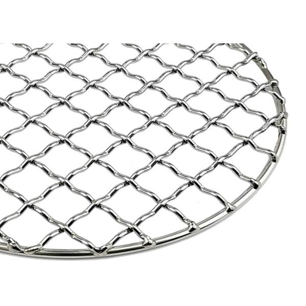 Quality 304 Intermediate Crimped Wire Mesh Galvanized For Barbecue Grill for sale