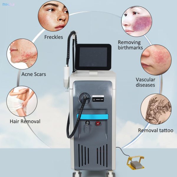 Quality Vertical Alexandrite Laser Hair Removal Machine Long Pulse Yag Laser For Beauty Salon for sale