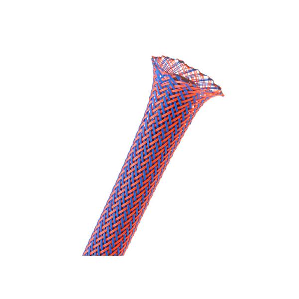 Quality 30ft Length Black Flexo Braided Sleeving , Colorful Fireproof Wire Sleeving for sale