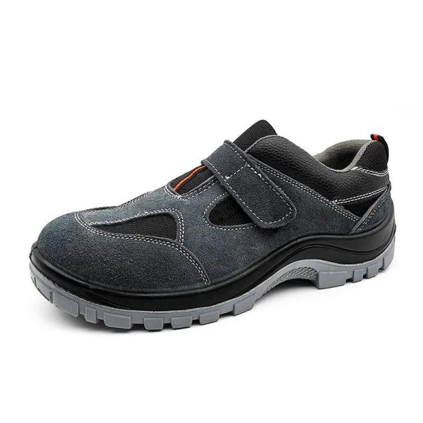 Quality Casual Construction Safety Shoes Suede Leather Miller Steel Shoes for sale
