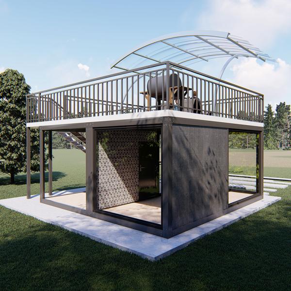 Quality Portable detachable container house luxury mobile tiny house Villa for sale