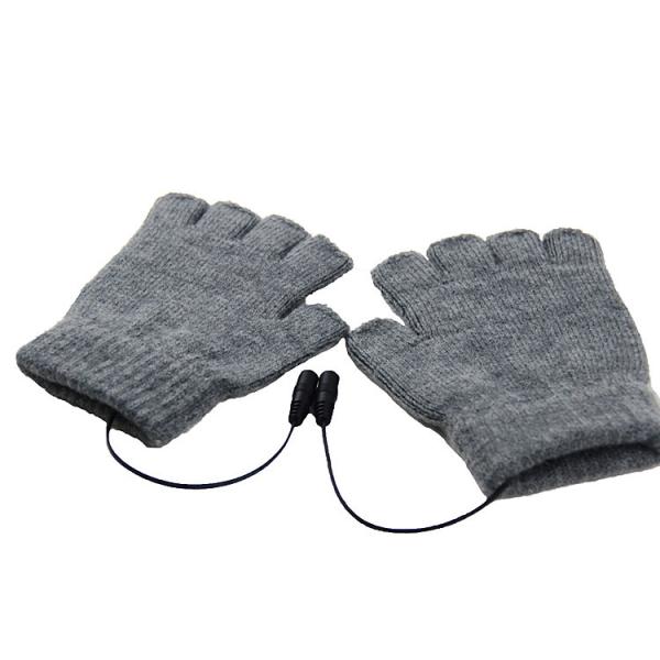Quality Fingerless Washable Rechargeable Heating Gloves 5W Suitable For Gaming for sale