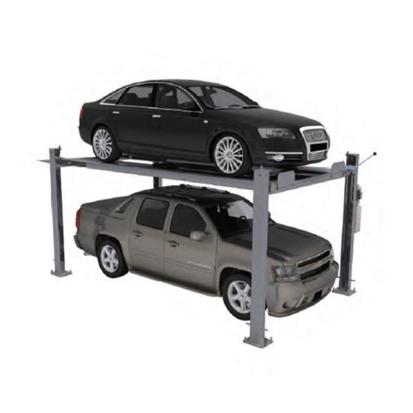 Quality Customizable 4 Post Parking Hoist 2500kgs Hydraulic Car Parking System for sale