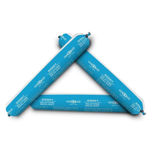 Quality SS601 Metal Structural Glazing Silicone Sealant 590ml Window Silicone Caulk for sale