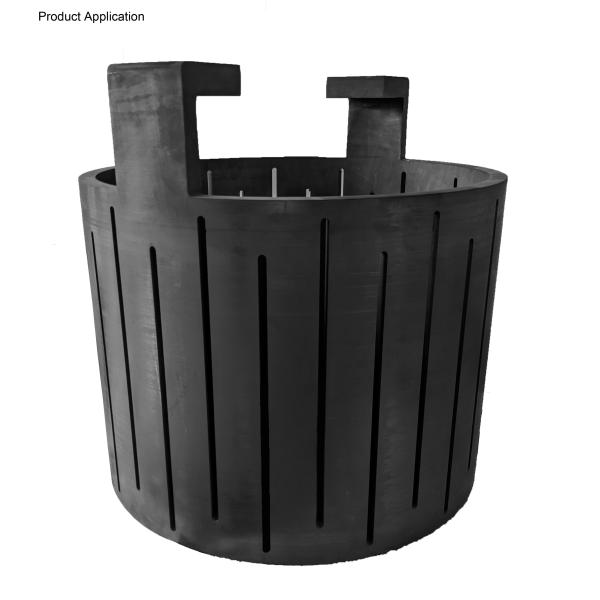 Quality Isostatic 1.80 G/Cm3 Silicon Graphite Blocks 110 - 125 W/Mk Thermal Conductivity for sale