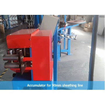 Quality 8KVA Horizontal Cable Accumulator Fiber Optic Cable Machine For Sheathing Line for sale