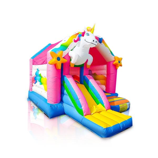 Quality Commercial Inflatable Giant Bounce House with Customized Color and Repair Kit for sale