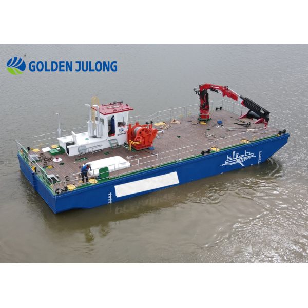 Quality Heavy Duty Multifunctional Work Boat For Sale 1.2 M Draft For Dredging Pipeline Operation for sale