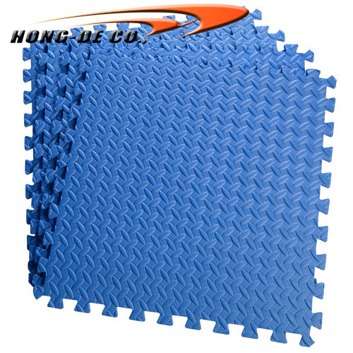 Quality Anti Slip 85kg/Cbm 6pk Interlocking Foam Mat 12pcs Borders for sale