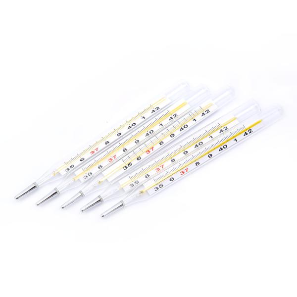 Quality Axillary Household Digital Thermometer 42c , 32c Medical Mercury Glass for sale