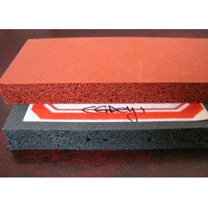 china Aging Resistant Silicone Sponge Rubber Sheet 1-50mm Thick for Ironing Tables
