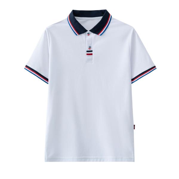 Quality Schoolwear Kids Polo Shirts Cotton Blend Polyester School Uniform for sale