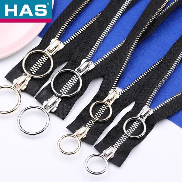 Quality #5 Metal Coil Zipper Shiny Silver Zipper For Bags and Garment for sale